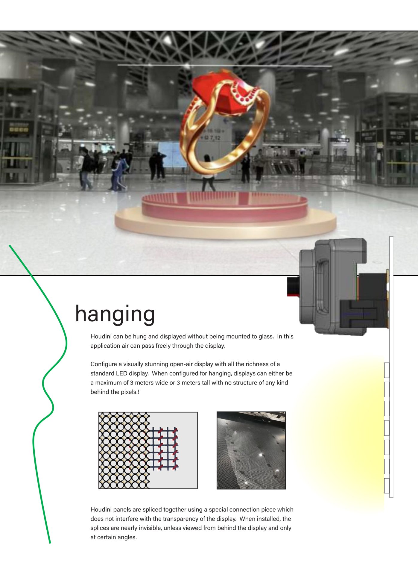 Curved Custom Transparent LED Digital Displays & Signage Solutions ...