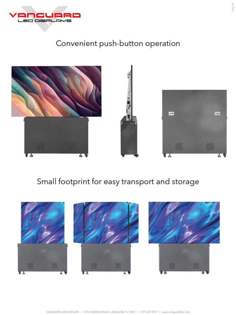 Indoor 169 And 329 Janus Series | Vanguard Led Display